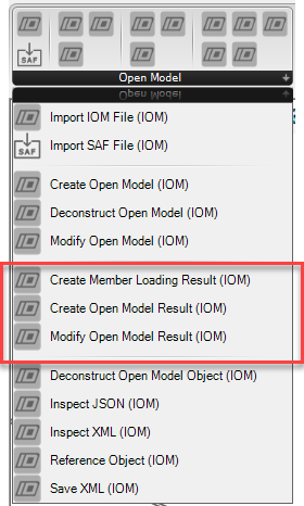 Open Model Result Components | IDEA StatiCa API