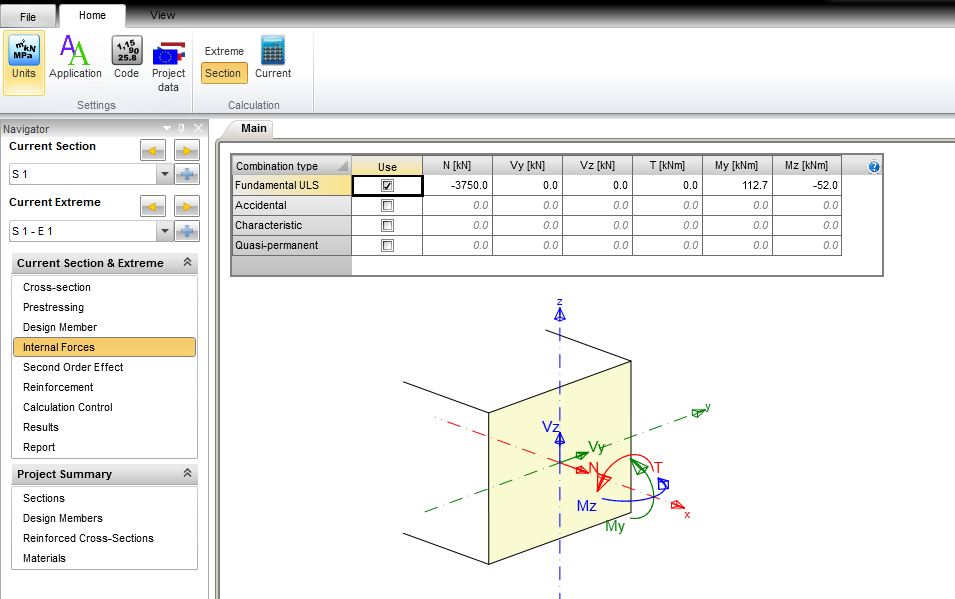 IOM Example - Concrete Column | IDEA StatiCa API