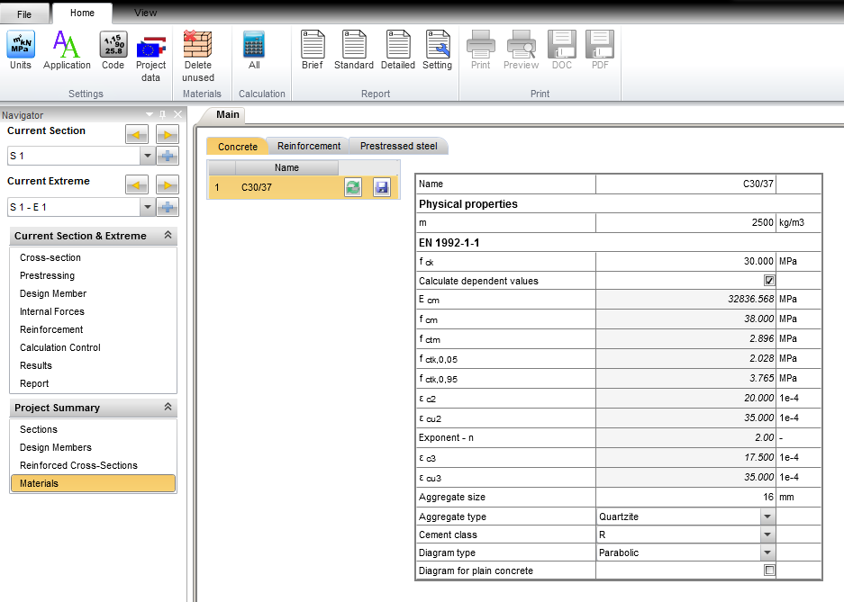 IOM Example - Reinforced Beam | IDEA StatiCa API
